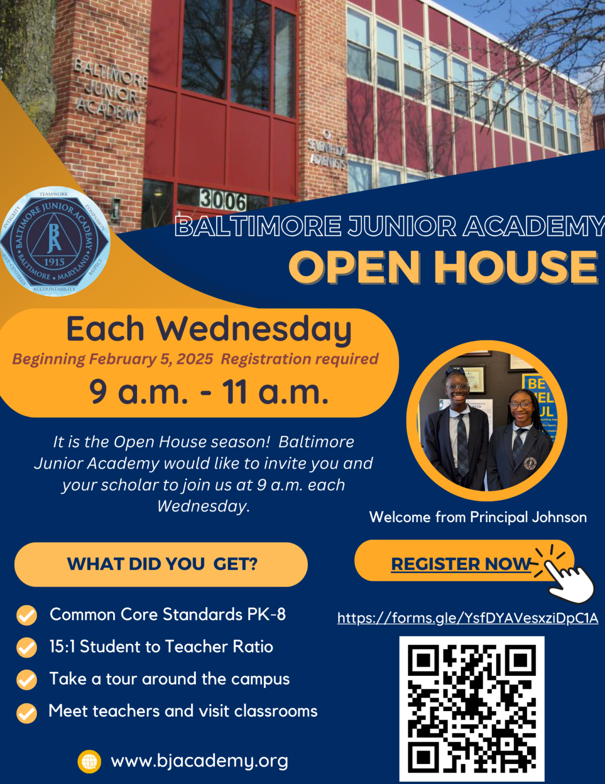 Baltimore Junior Academy | Baltimore, MD